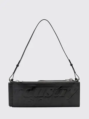 DIESEL® Flagd Shoulder Bag In Polyurethane - Black