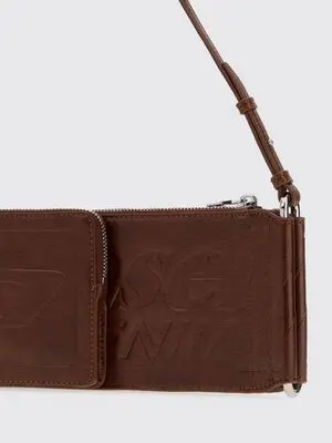 DIESEL® Embossed Shoulder Bag - Brown
