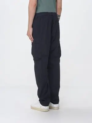C.P. COMPANY Stretch Cotton Blend Cargo Trousers - Blue