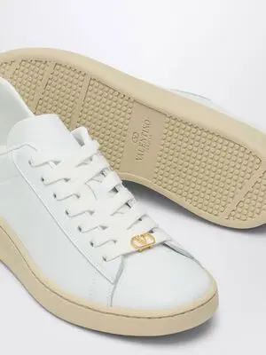Valentino Garavani Leather Royco Low Top Sneakers - White