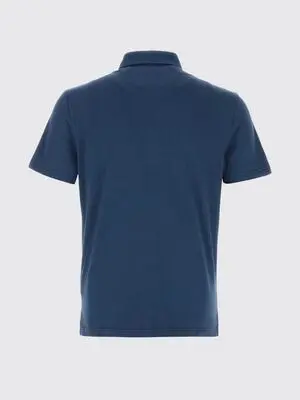 Fedeli Basic Cotton Polo Shirt - Blue