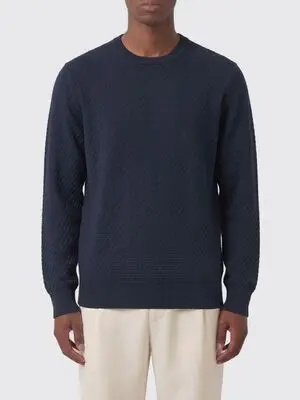 Canali Cotton And Silk Crewneck Sweater