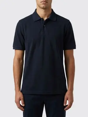 Fedeli Basic Cotton Polo Shirt - Blue