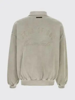 Fear Of God Cotton Polo Shirt With Back Logo - Grey