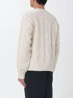 Dolce & Gabbana Ribbed Crew Neck Sweater - Beige