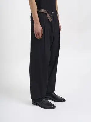 MAGLIANO Cotton Wide Leg Pants - Black