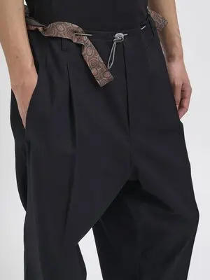 MAGLIANO Cotton Wide Leg Pants - Black