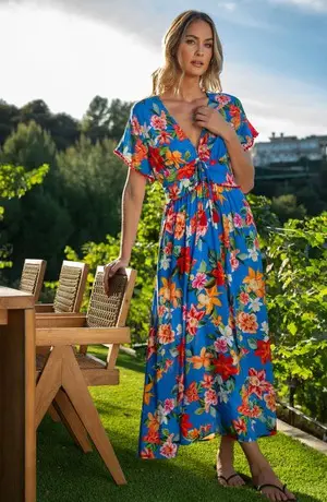 La Blanca Modern Maxi Cover-up Dress