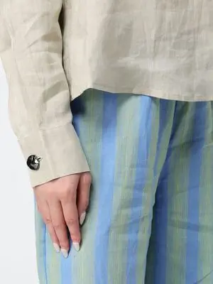 Armani Exchange Linen Blend Shirt - Sand