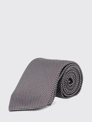 TOM FORD Tom Ford Jacquard Silk Neck Tie Black