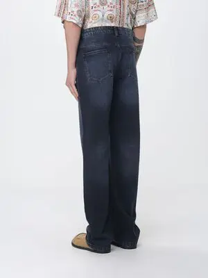 Just Cavalli Wide Leg Cotton Denim Jeans