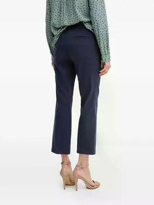 Sisley Cropped Trousers - Blue