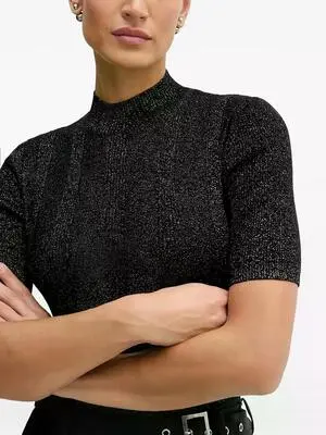 Sisley Short-sleeve Turtleneck Sweater