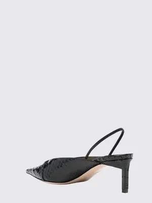 TOM FORD Crocodile Print Leather Slingback Pumps
