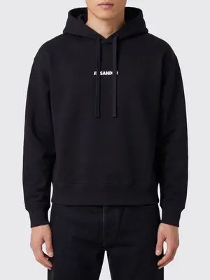 JIL SANDER Logo Hoodie - Black