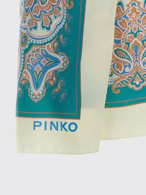 Pinko Satin Shorts With Ethnic Print