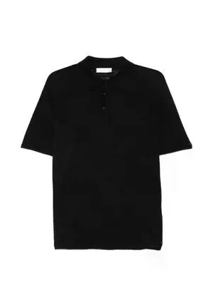 ROBERTO COLLINA Button-fastening Polo Shirt - Black