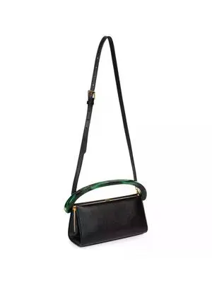 Dries Van Noten Small Leather Top Handle Bag - Black