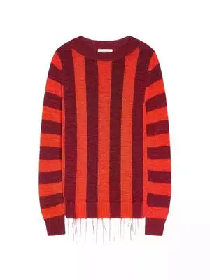 Dries Van Noten Intarsia-stripes Sweater
