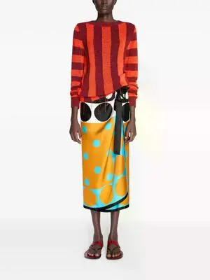 Dries Van Noten Intarsia-stripes Sweater