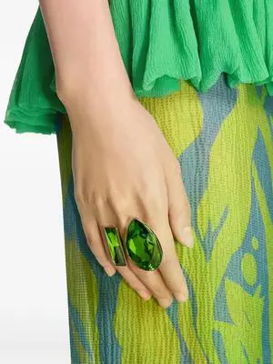 Dries Van Noten Gem Open Ring