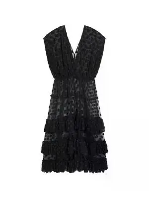 Dries Van Noten V Neck Cocktail Dresses