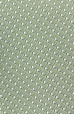 Nordstrom Tepper Dot Silk Jacquard Neck Tie - Green