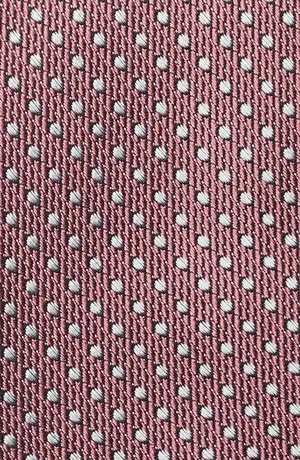 Nordstrom Tepper Dot Silk Jacquard Neck Tie - Pink