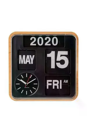 KARLSSON Flip Display Date Clock - Black