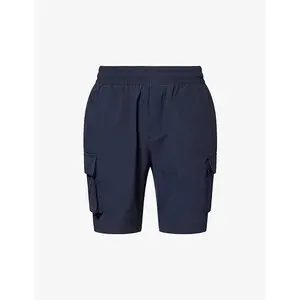 ARNE Utility Cargo Stretch-woven Shorts - Navy