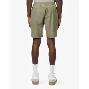ARNE Cargo Stretch-woven Shorts - Olive
