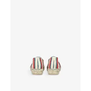 Manebí Striped Raffia Espadrilles
