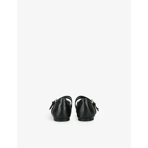 Steve Madden Lydia Ballet Flats With Double Buckle Fastening - Black