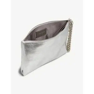 JIMMY CHOO Callie Leather Clutch