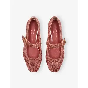 Sam Edelman Knitted Ballet Flats - Pale Pink