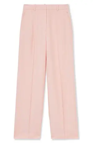 REISS Magda Pleated Wide Leg Trousers