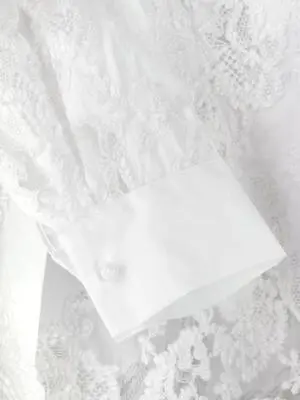 Ermanno Scervino Lace Detail Button-up Shirt