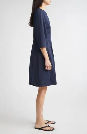 Partow Blair Stretch Cotton Sheath Dress