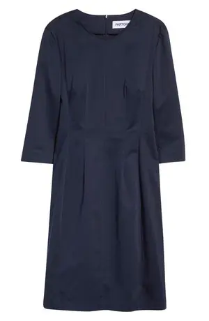 Partow Blair Stretch Cotton Sheath Dress