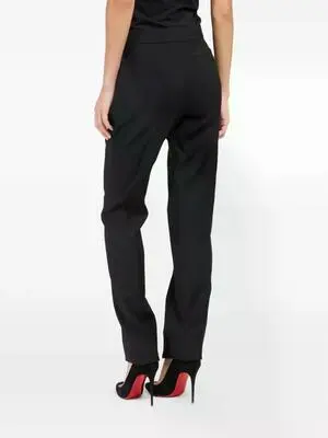 Alexander McQueen High-waisted Tailored Trousers - Black