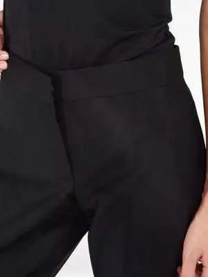 Alexander McQueen High-waisted Tailored Trousers - Black