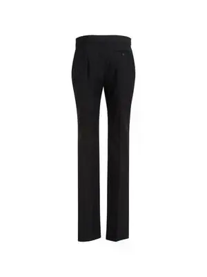 Alexander McQueen High-waisted Tailored Trousers - Black