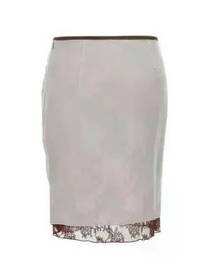 JACQUES Floral-embroidered Skirt
