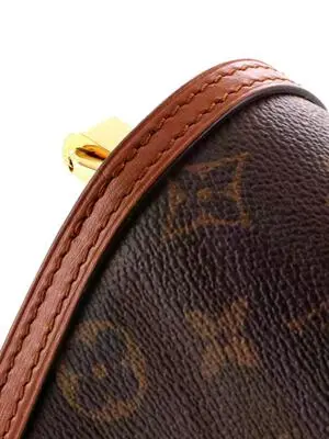 LOUIS VUITTON Dauphine Reverse Monogram Canvas Mini Crossbody Bag - Brown