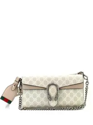 Gucci Dionysus East-west Flap Bag Gg Coated Canvas Small