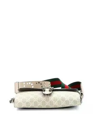 Gucci Dionysus East-west Flap Bag Gg Coated Canvas Small