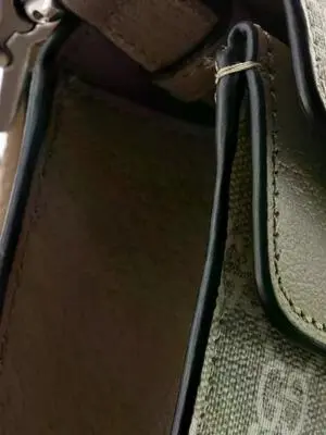 Gucci Dionysus East-west Flap Bag Gg Coated Canvas Small