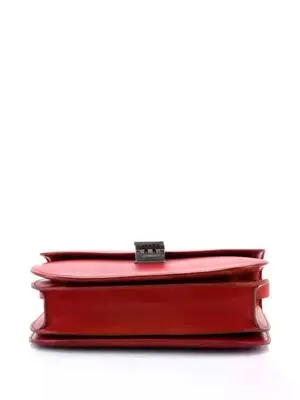 Celine Classic Box Bag Smooth Leather Medium - Red