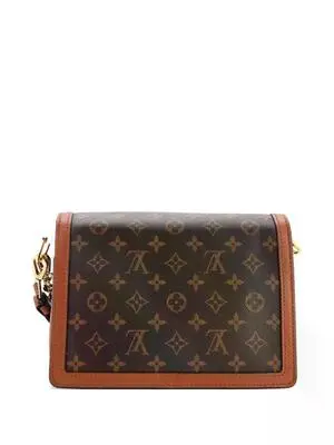 LOUIS VUITTON Dauphine Reverse Monogram Canvas Mm Shoulder Bag