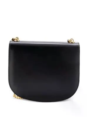 Celine Triomphe Besace Clea Chain Flap Bag - Black